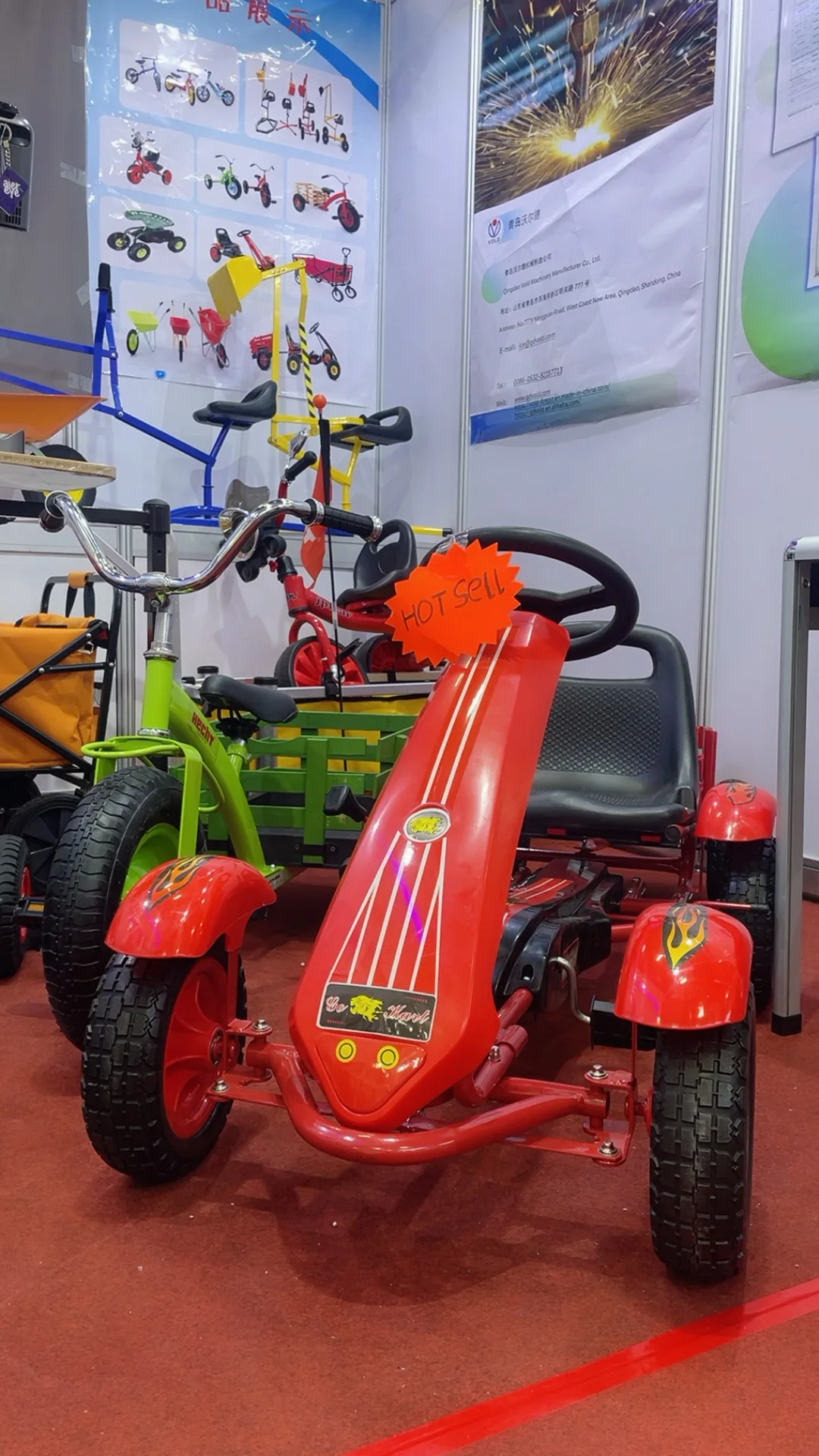 Kids Go Kart Electric Ride On Car / Ride On Toys Cars Battery Powered ...