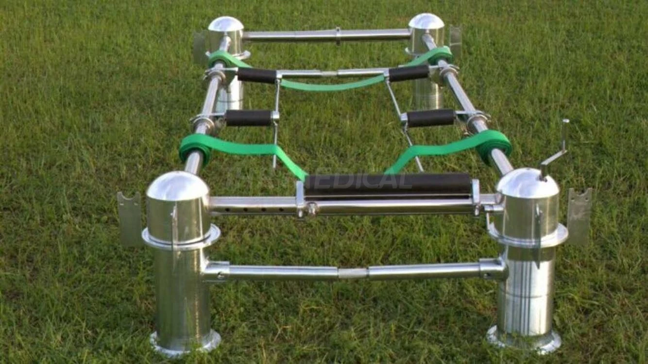 THR-LD003 Cemetery Full Stainless Steel Funeral Coffin Lowering Device