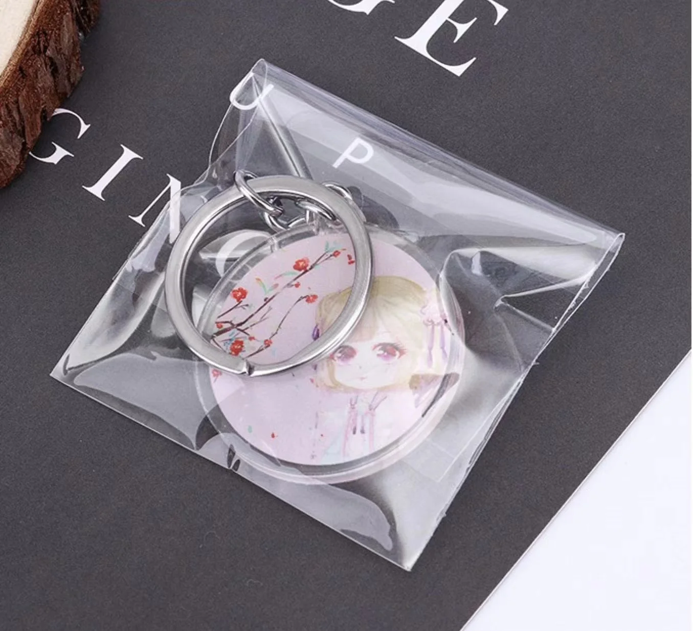 Custom Kpop Korean Custom Uv Printed Acrylic Keychain Clear Acrylic ...