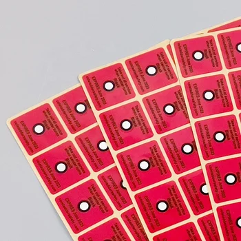 Waterproof Vinyl Adhesive Labels Sticker Custom Self Self-adhesive Heat ...