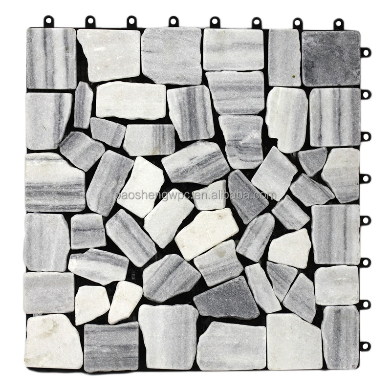 Modern European Design Waterproof Interlocking Decking Tiles for Pool ...