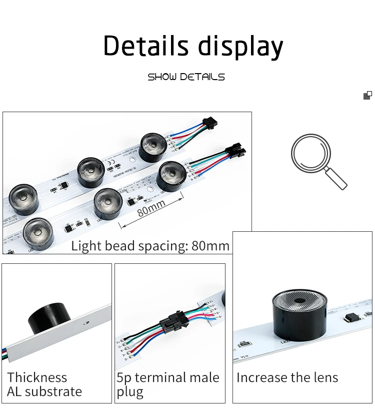 4 Color In 1 24v Led Module Rgbw Led Strip Light For Advertising Banner ...