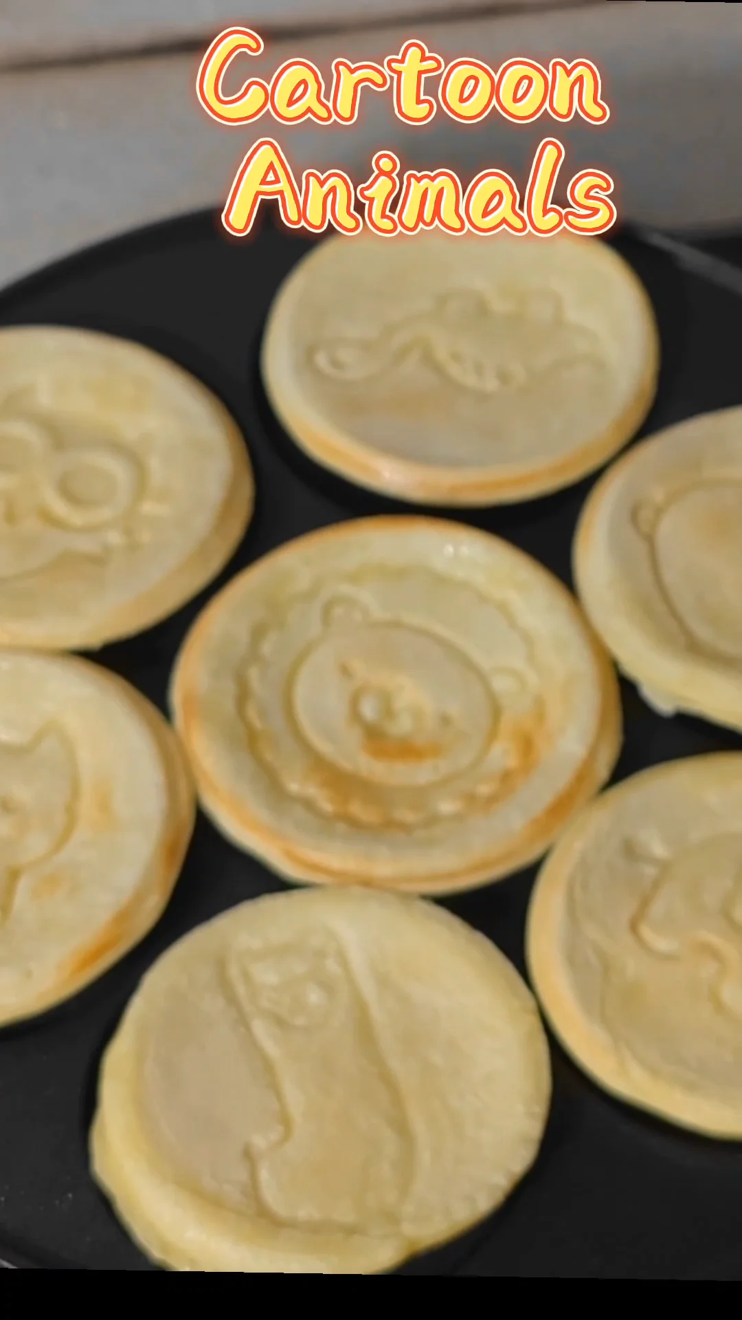 7-hole Animal Shapes Molds Griddle Pancake Cookware Non Stick Frying ...