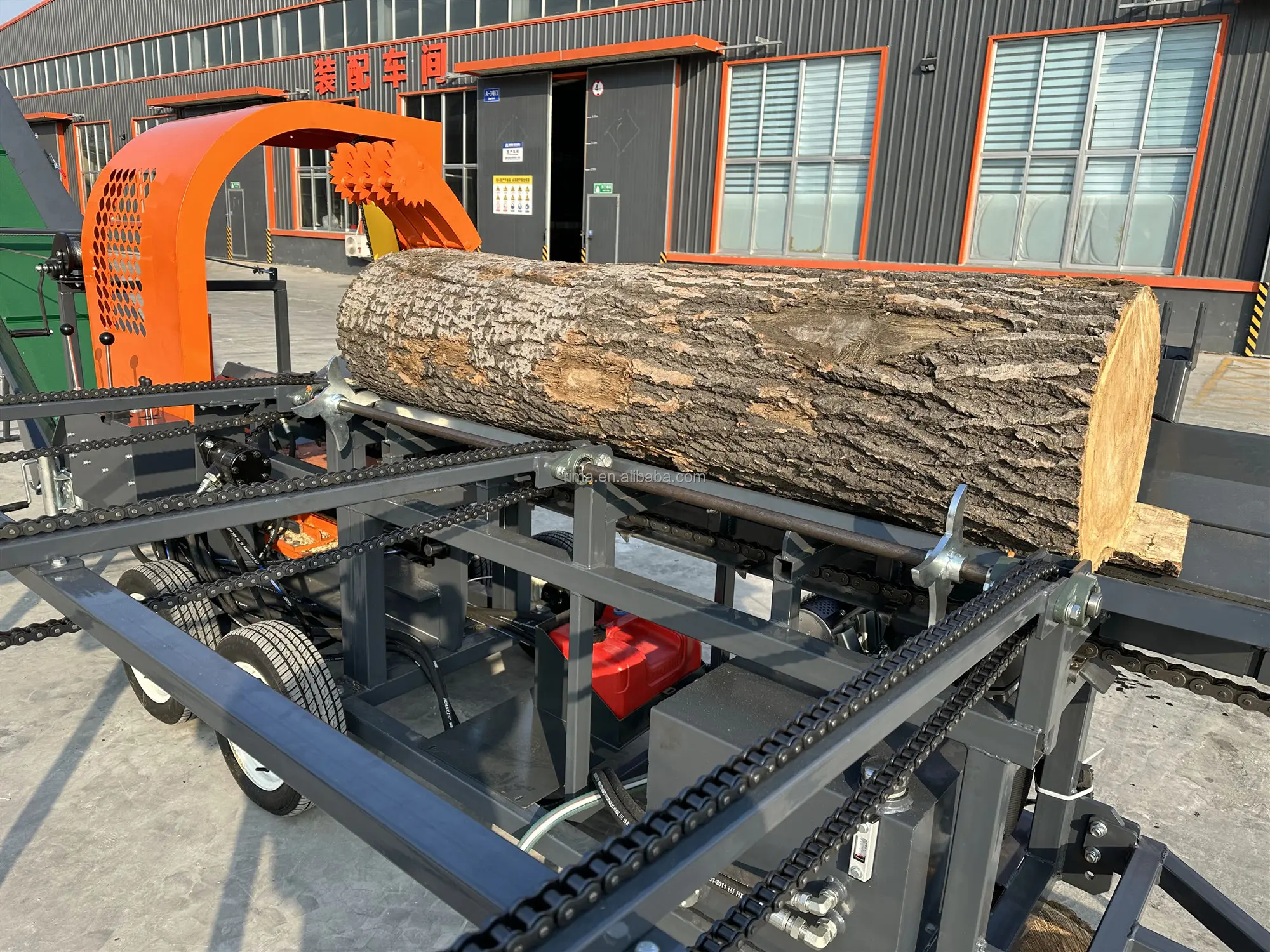 30ton Firewood Splitting Processor Machine With Hydraulic Lifter - Buy ...