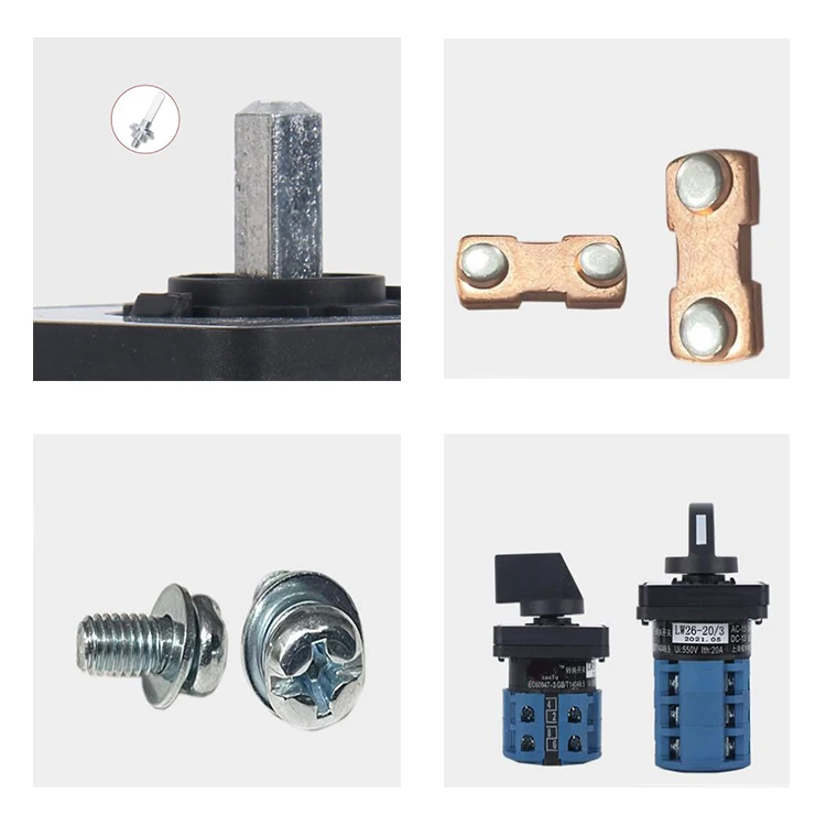 Universal Rotary Cam Selector Switch - 4 Position Changeover