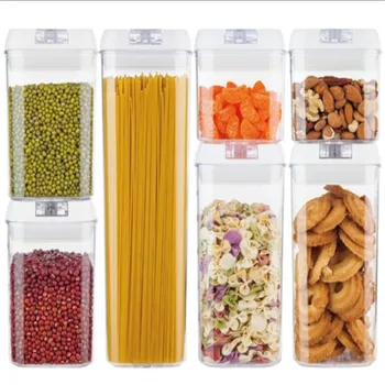 Osw Bpa-free Clear Plastic Body Airtight Container Kitchen Food ...