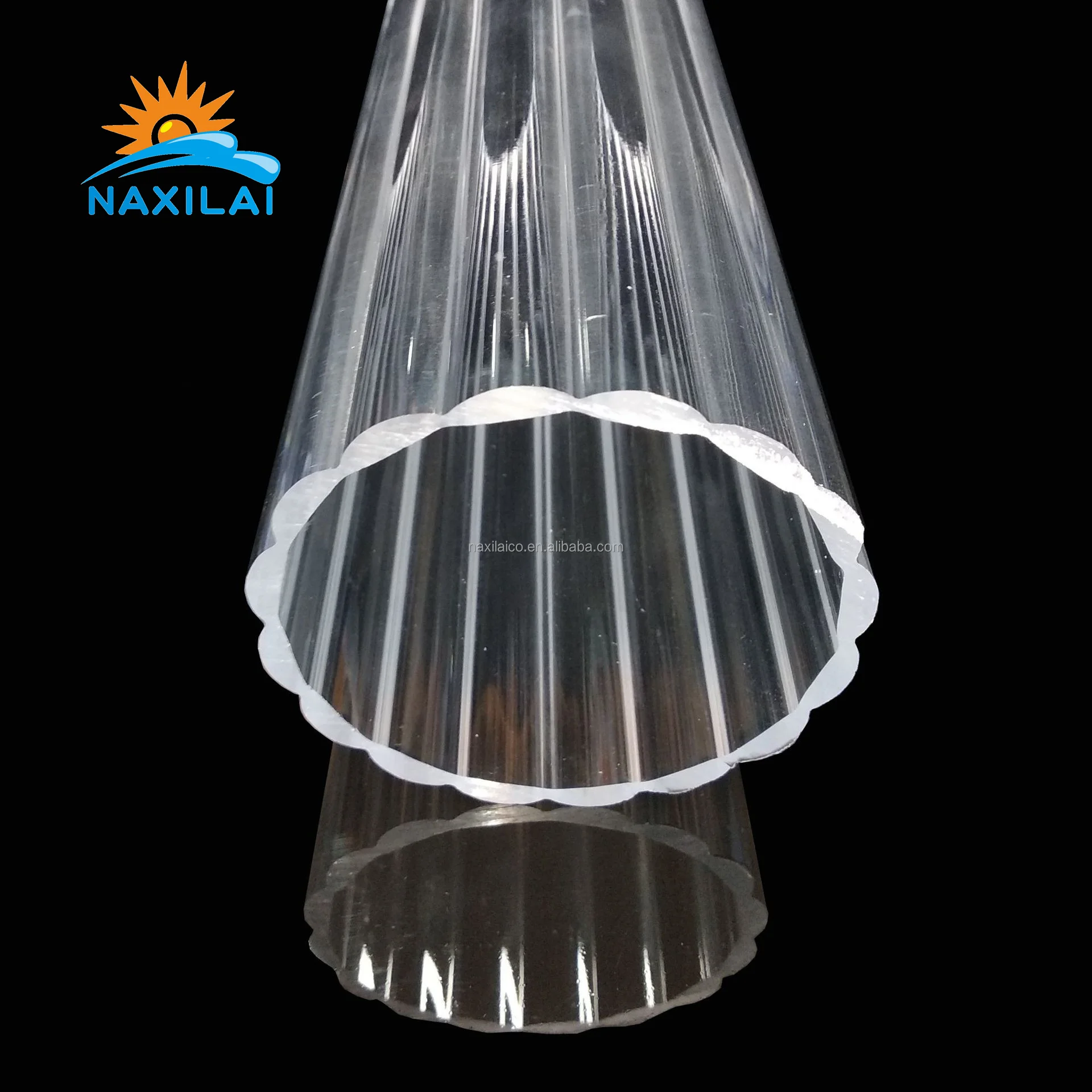 Naxilai New Arrival Acrylic Fluted Tube Wholesale Customized Clear ...