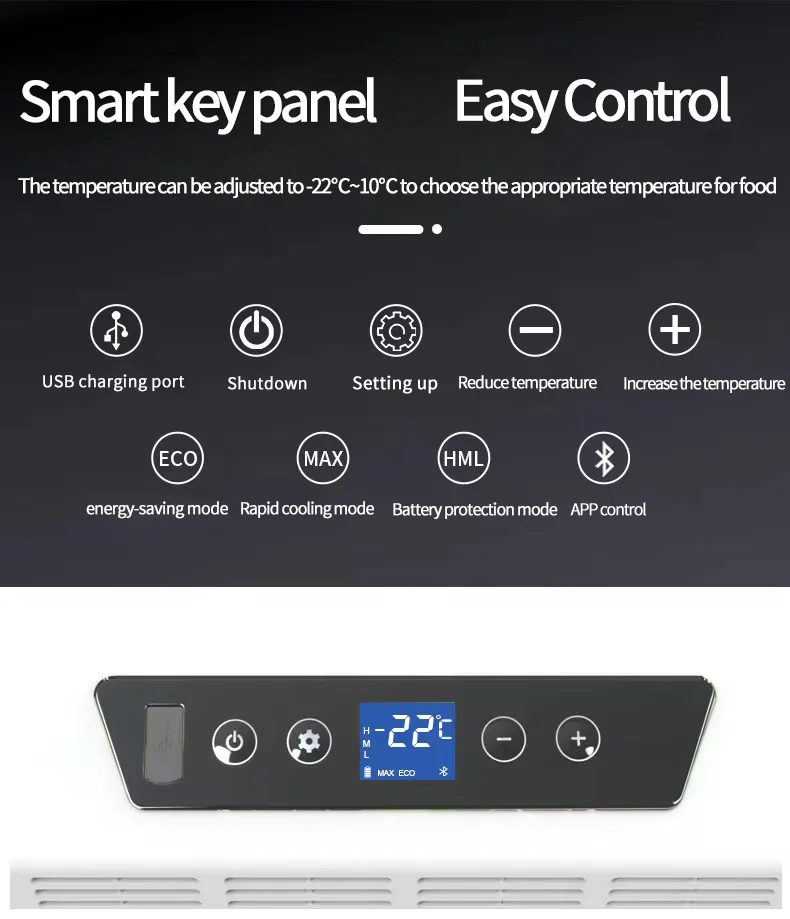 15l Horizontal Outdoor Travel Car Refrigerator Numerical Control ...