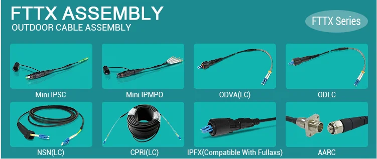 Customized Optitap Mpo-12lc Armored Drop Cable Fiber Optical Outdoor ...