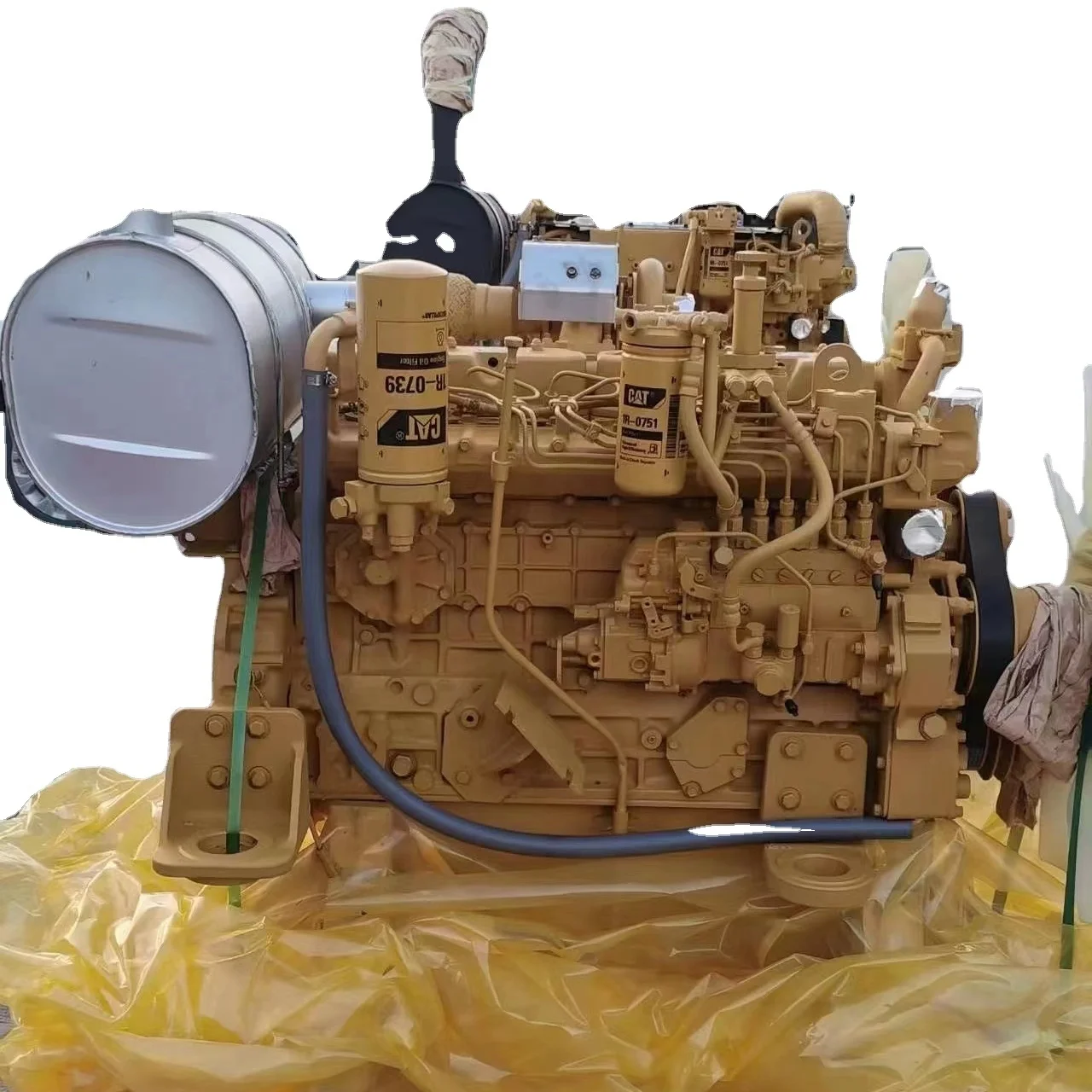 S6k Cat 3066 Excavator Diesel Engine Assy S6k With Intercooler Isuzu ...