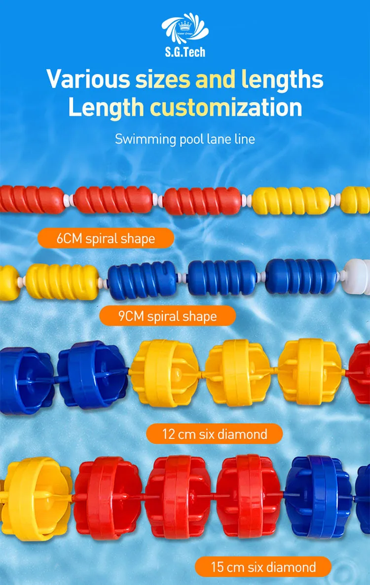 Competition Wave Swimming Pool Divider Water Crown 25m/50m Wholesale ...