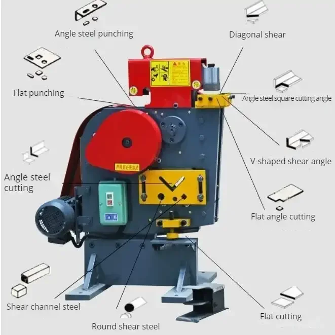 Hydraulic Guillotine Shear Machine for Angle Steel Cutting