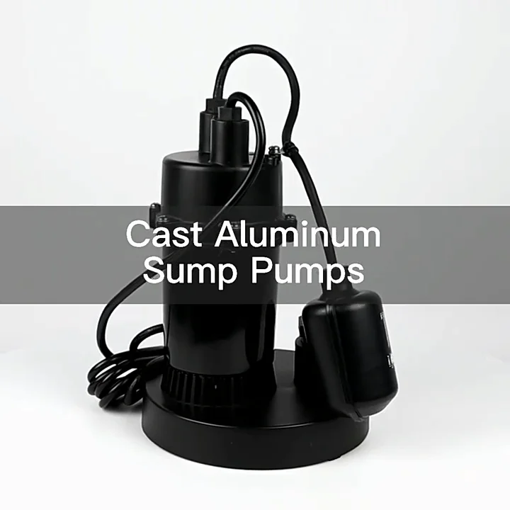 Gp Enterprises Made Cast Aluminum Submersible Sewage Sump Water Pump ...