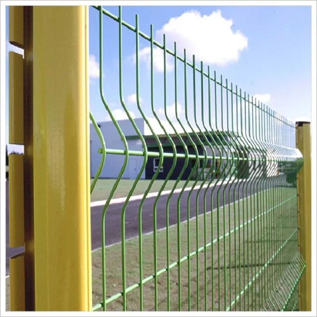 Fast Supply Speed Garden Fencing Pvc Coated Galvanized Welded 3d Bending Curved Wire Mesh Fence ...