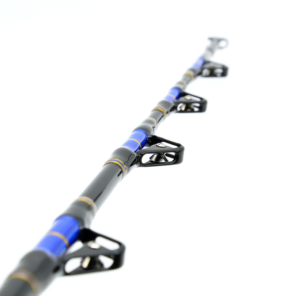 130lb Big Game Fishing Rods Glass Trolling Rod with Deep Sea Saltwater ...