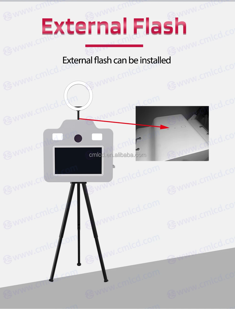 DSLR Photobooth Box Kiosk - Instant Prints & Fun Selfies