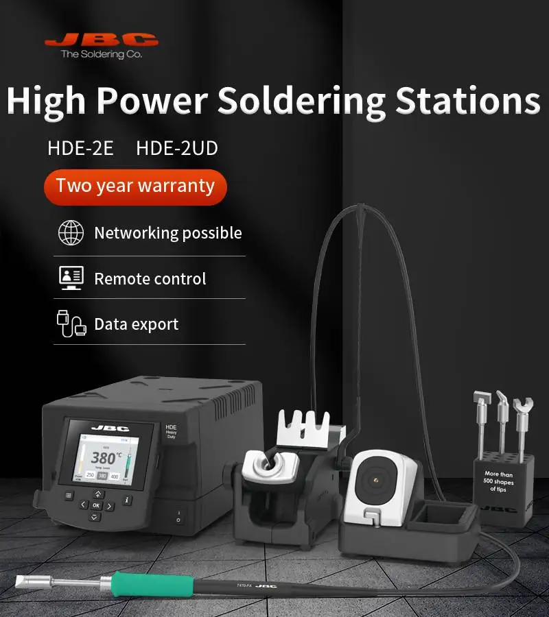 JBC HDE-2E 250W Soldering Stations - High Quality Tools