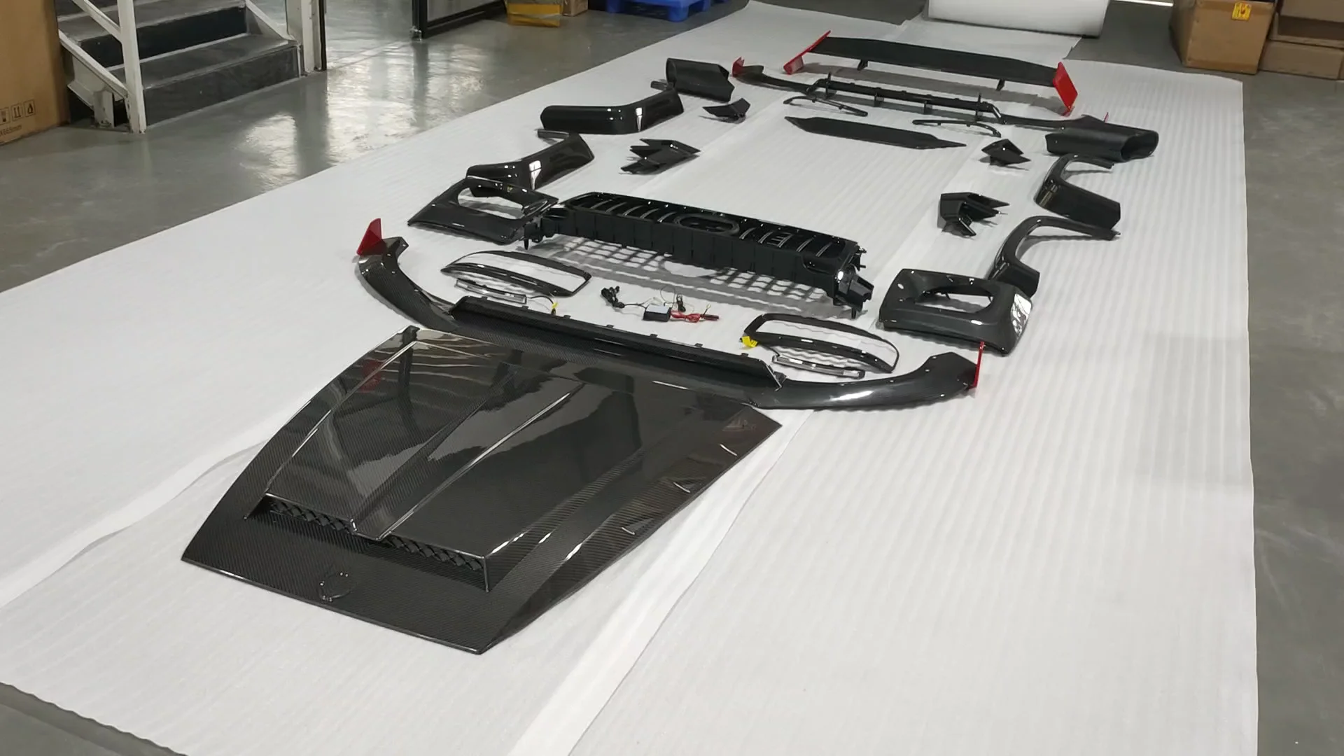 W464 Rocket B900 Body Kit Dry Carbon Fiber Exterior Car Accessories ...