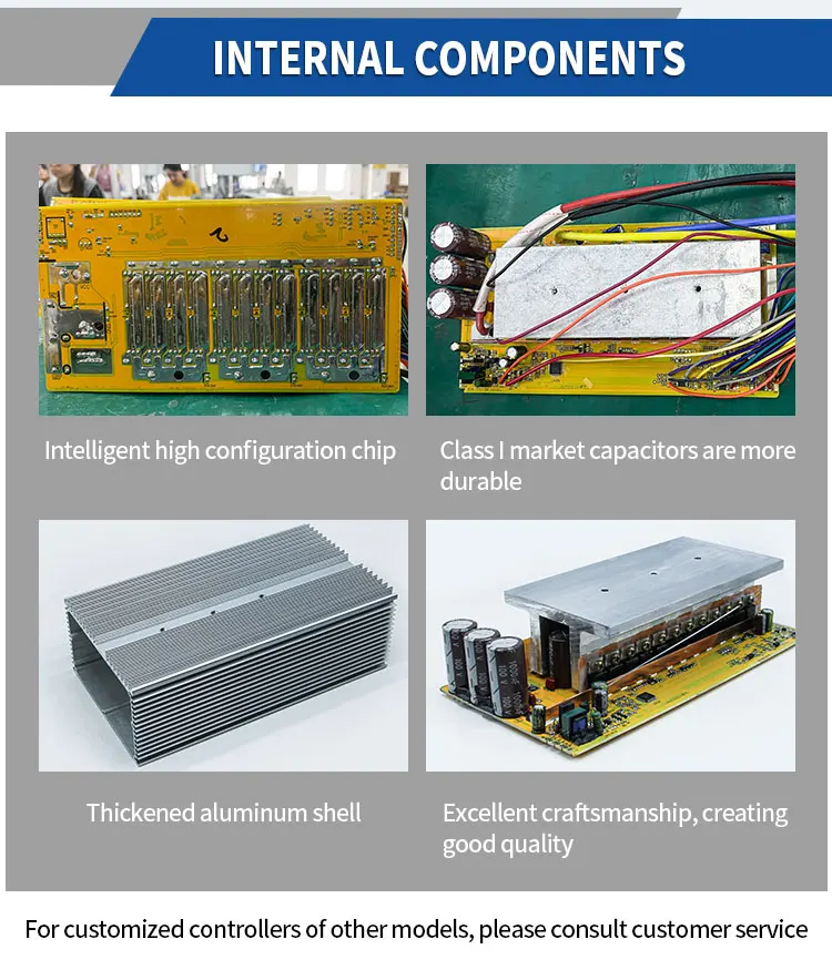 Motorized Contactor Control Bldc Motor Controller Air Cooler Kit 72v ...