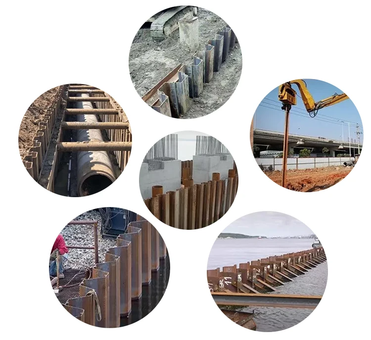 Larseen Retaining Walls Steel Sheet Pile Ot Rolled U Type 2 Z Type ...