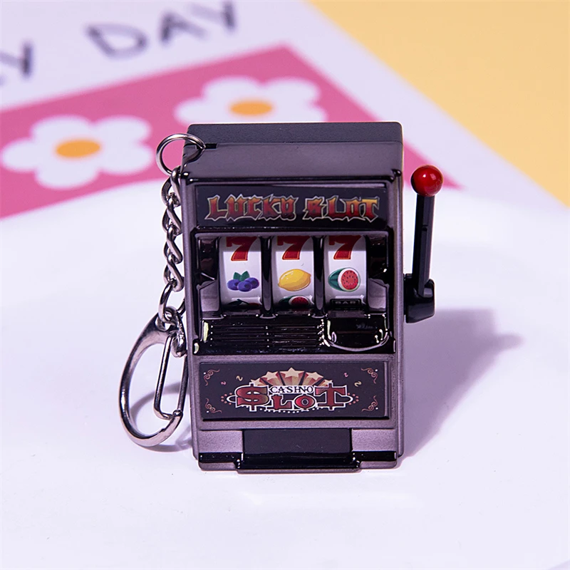 Creative Mini Fruit Machine Slot Machine Game Keychain| Alibaba.com