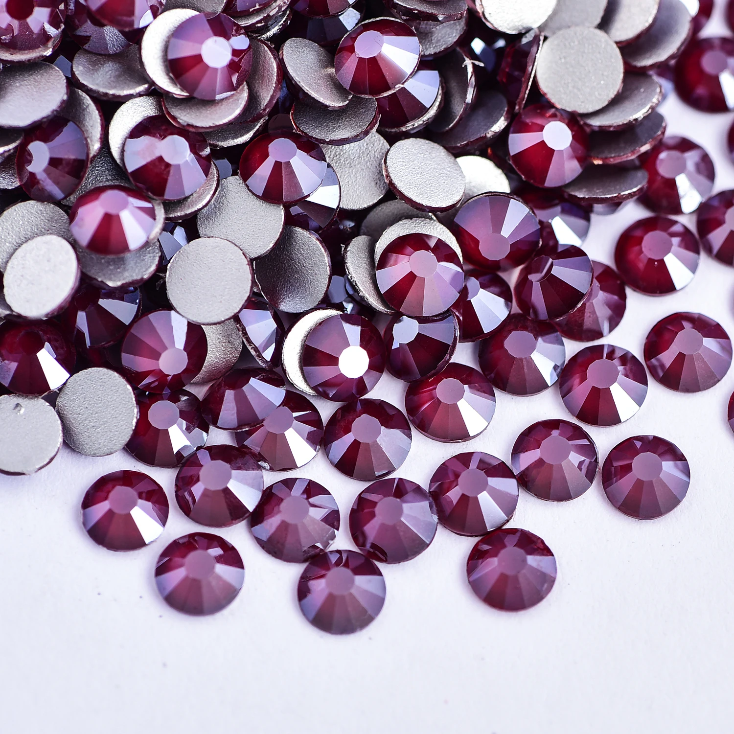 Oleeya 1440pcs Wholesale Rhinestones Crystal SS6-SS30 Flatback Mocha ...