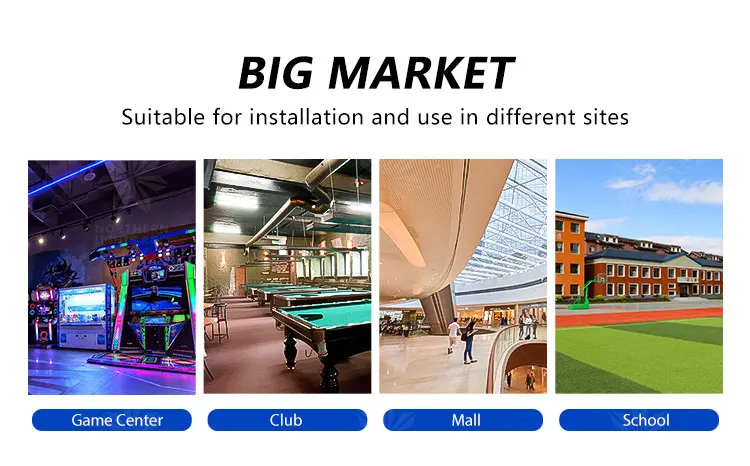 Indoor LED Scoring Basketball Shot Electronic Arcade Game Machine ...