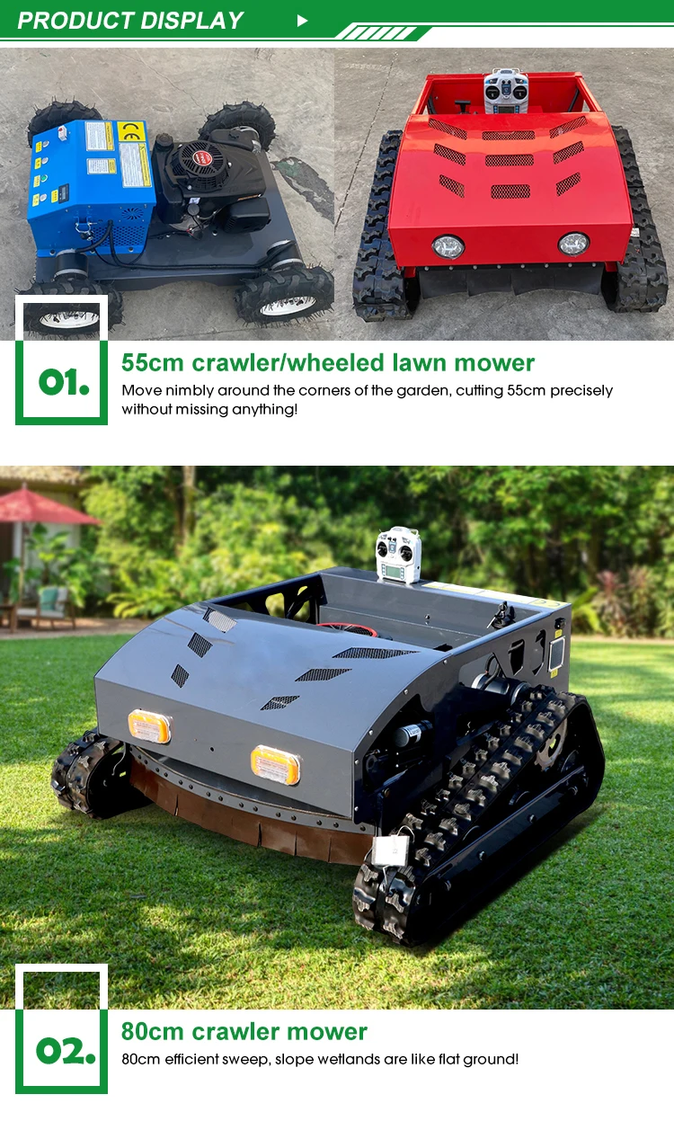 Hot Sale Remote Control Lawn Mower - Efficient Grass Cutting