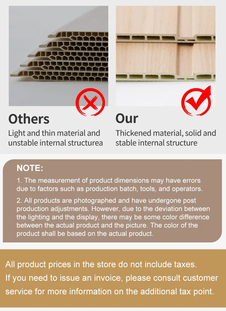 Customized Bamboo Fiber Plate Integrated Wall Panel 200*9mm Circular ...