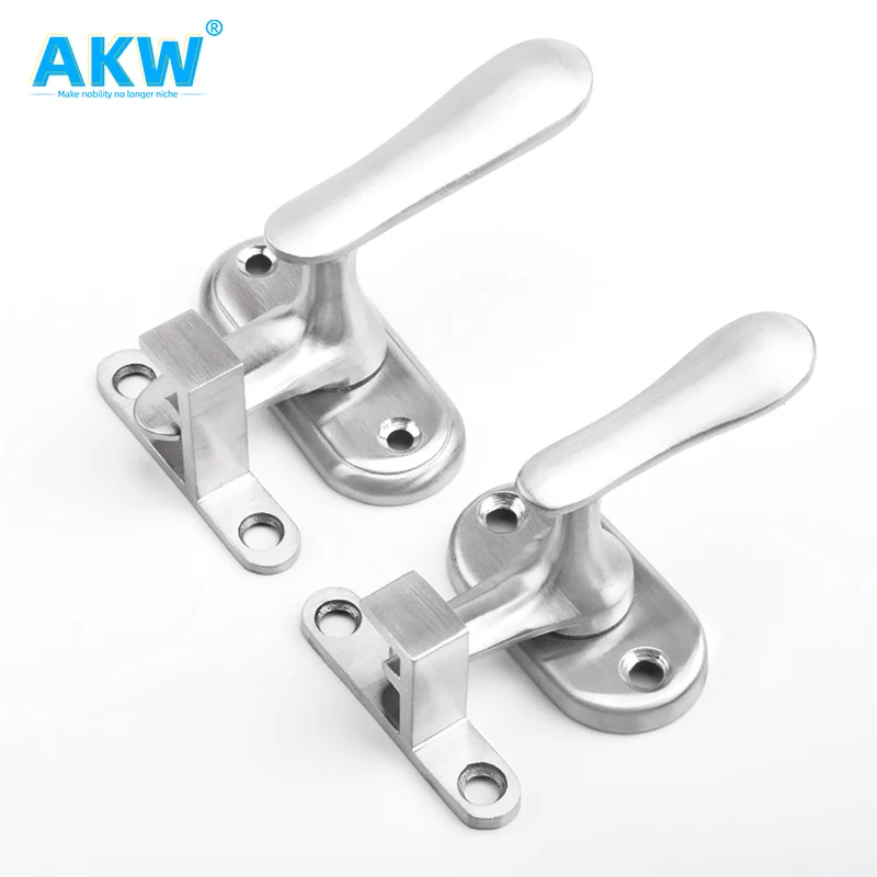 Stainless Steel Tower Bolt Door Latch Lock Gate Latch Safety Brass ...