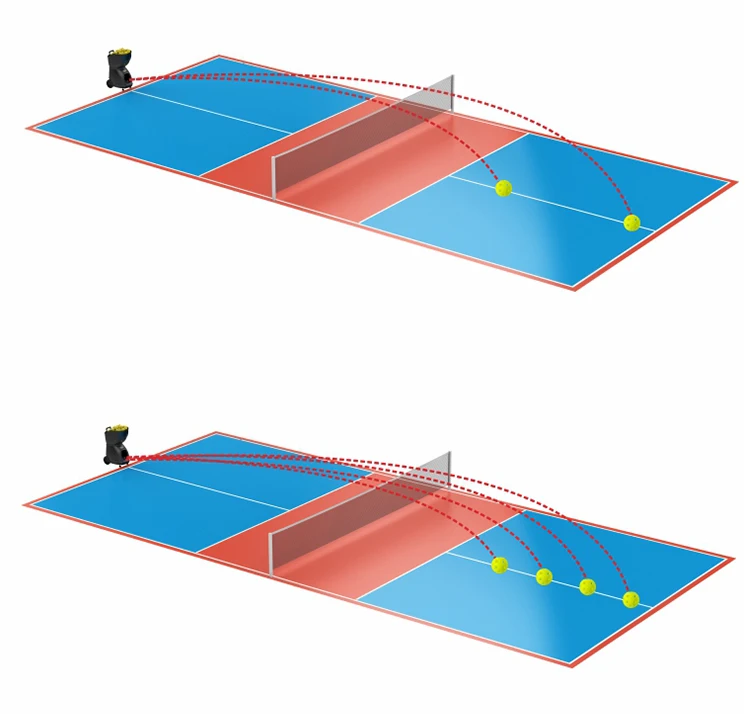 Intelligent Automatic Pickleball Shooting Machine - Spin Shot Training