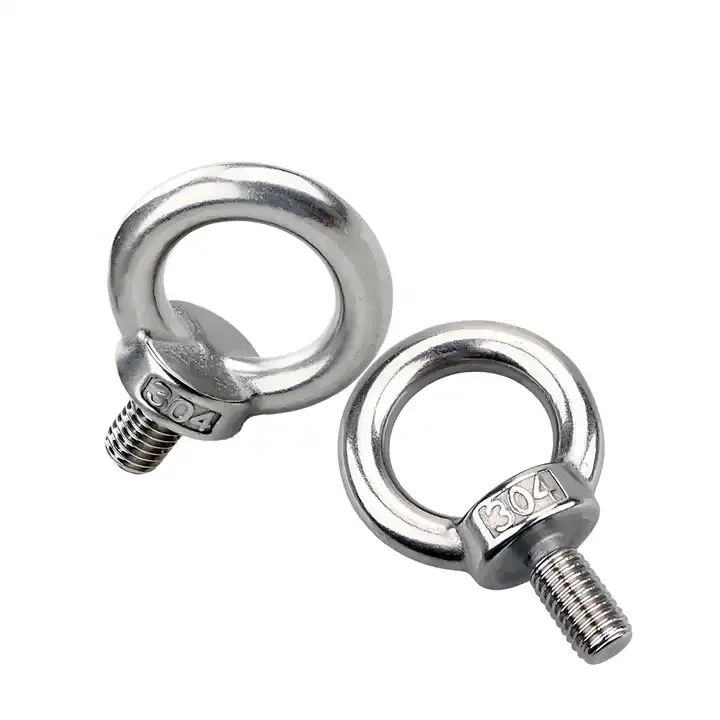 Din580 Full Threaded Hex Socket Eye Bolt 316 304 Stainless Steel M5 M14 ...