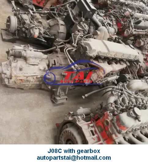 Orginal Used J08c J05e J08e Engine For Hino Excavator Diesel Engine - Buy Used Diesel Engine For ...