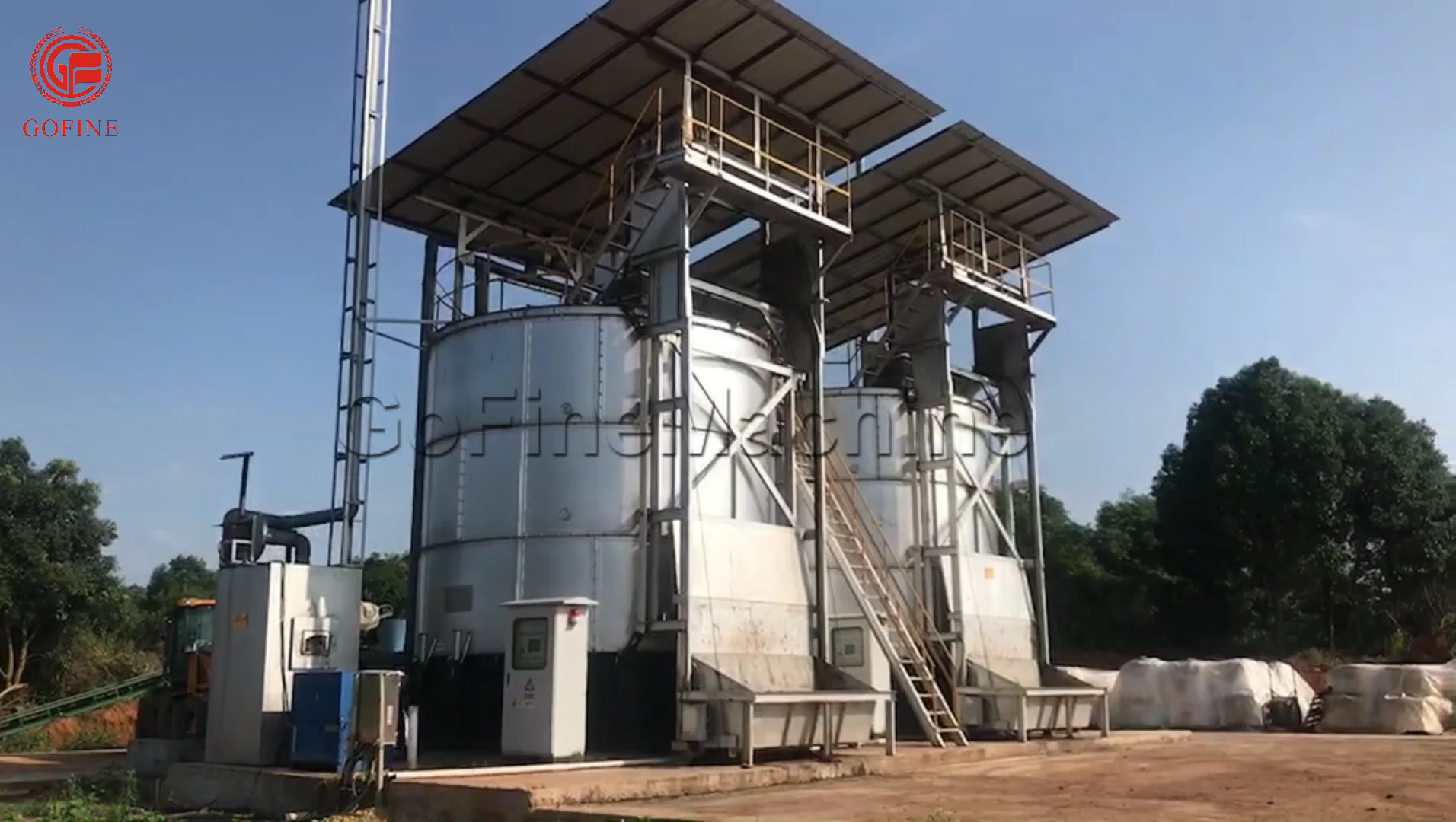 Vertical High Temperature Aerobic Organic Waste Composting Machine ...