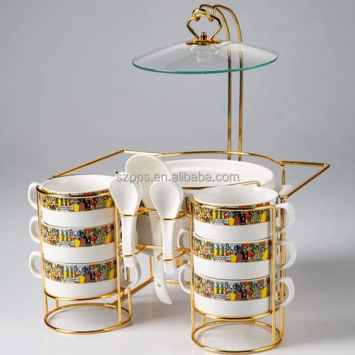 Ceramic Chafing Dish Buffet Dishes - Food Warmer Set