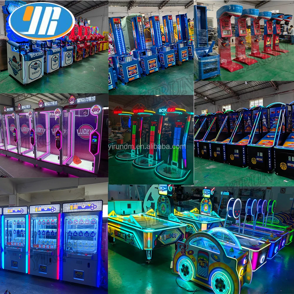 YIRUN Coin Operated Mini Claw Crane Machine Arcade Game Lovely Claw ...