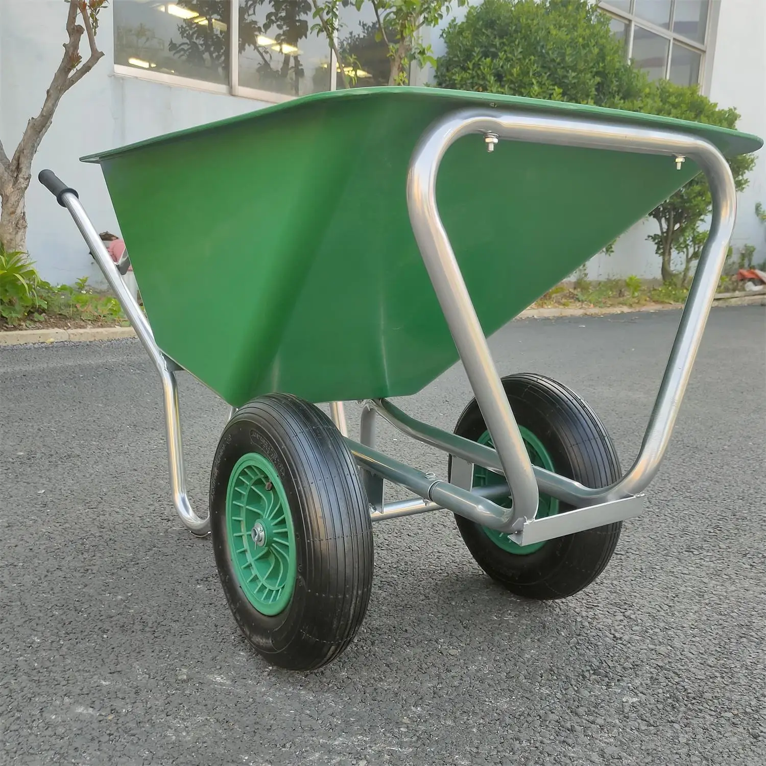 10cuft Large Capacity Dual Wheel Barrow 100l Water Capacity,Farm Wheel ...