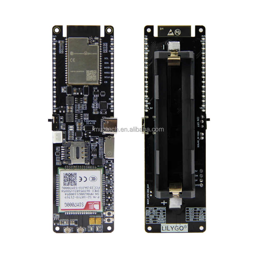 Lilygo T-sim7000g Esp32-wrover-b开发板ttgo Sim800l Lilygo Sim7000g板无线m2m ...