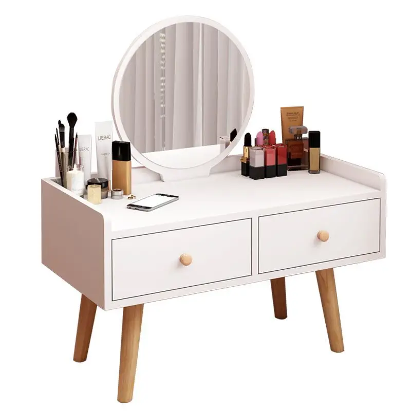 Dressing Table Designs Makeup Vanity Table Set With Mirror For Bedroom ...
