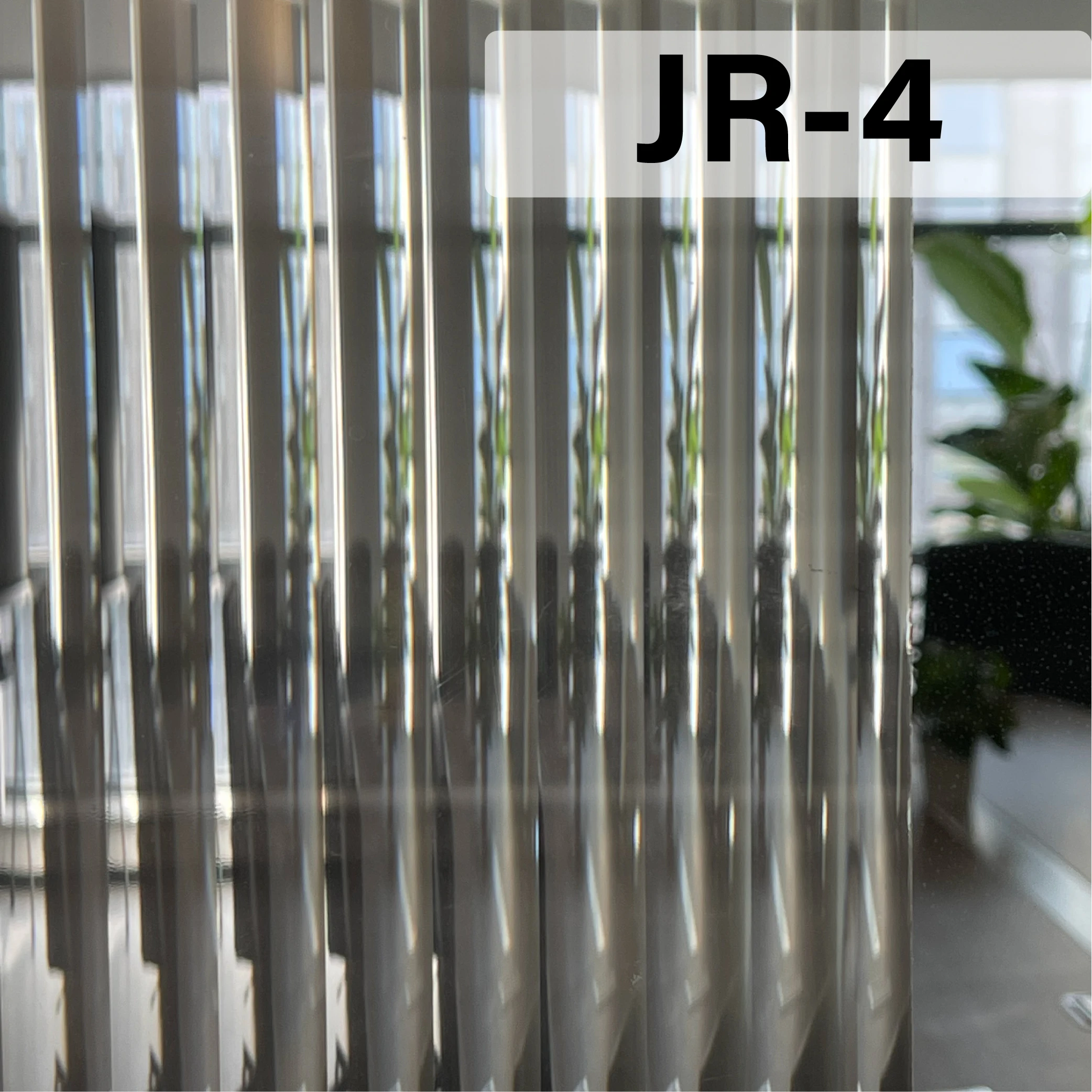 Reeded Glass Window Film Translucent Privacy Film For Window Self ...