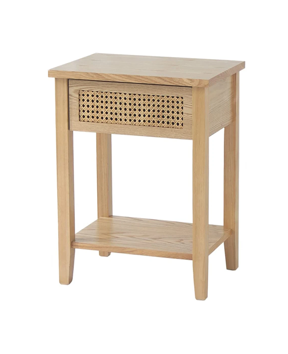 Custom Modern Rattan Weaving Bedside Table Side Tables Rattan ...