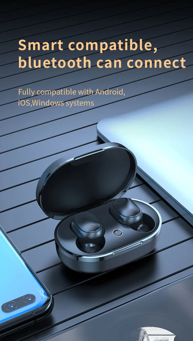 Hot Sale Earphone Led Power Display Bluetooth 5.3 Earbuds Wireless ...