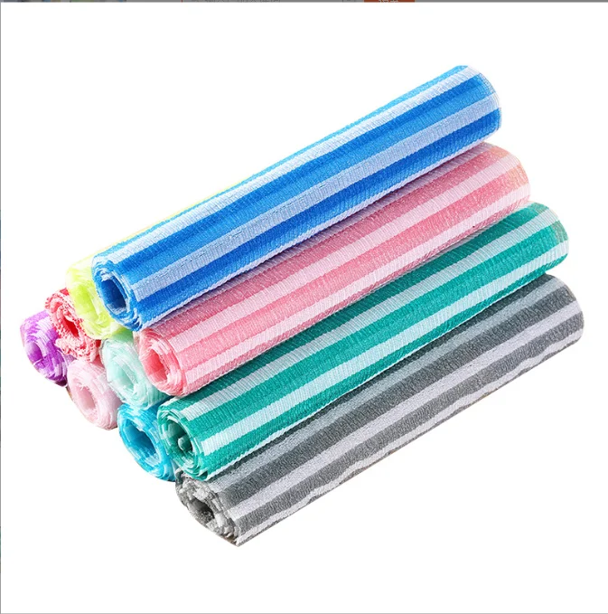 High Quality 100% Nylon Japanese Body Towel Bath Scrub Cloth ...