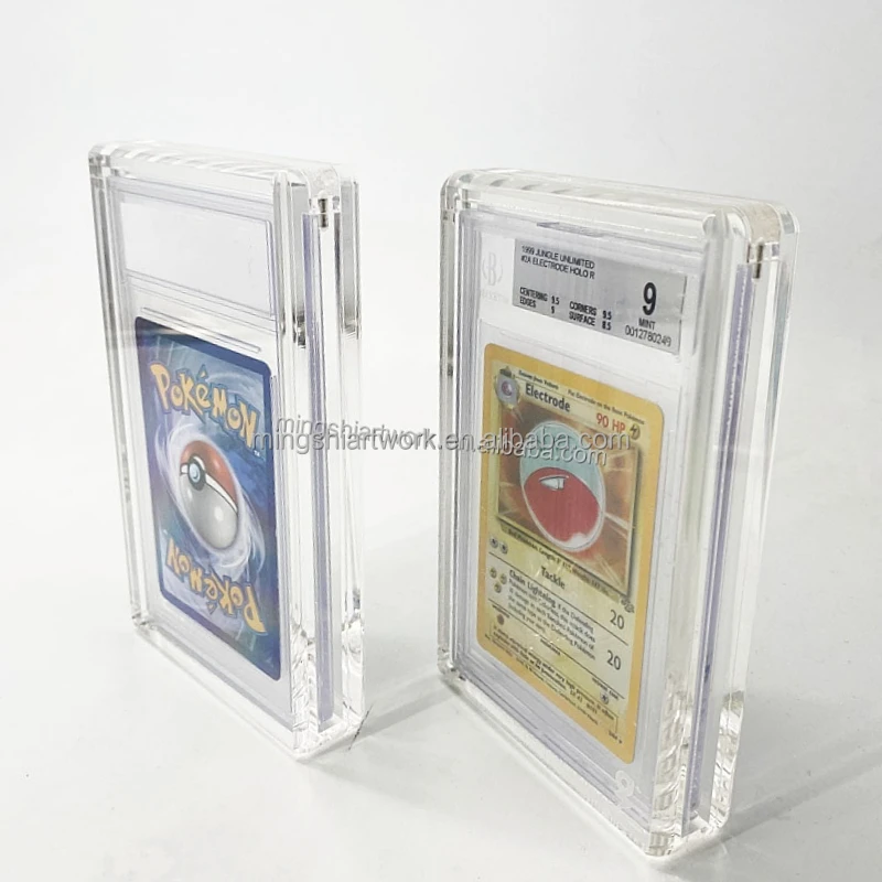Ultrasonic 35pt 55pt Acrylic Plastic Sports Graded Card Slab Trading ...
