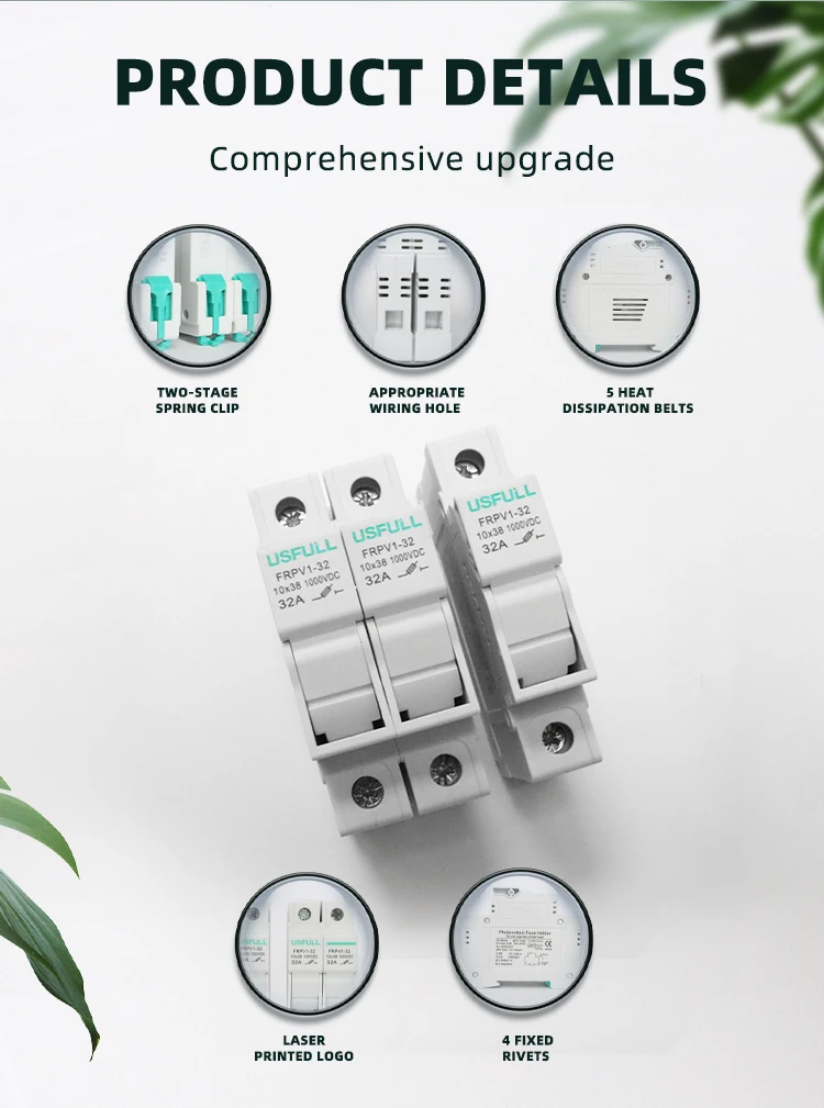 USFULL DC Fuses for Solar Power - Reliable Photovoltaic Solutions