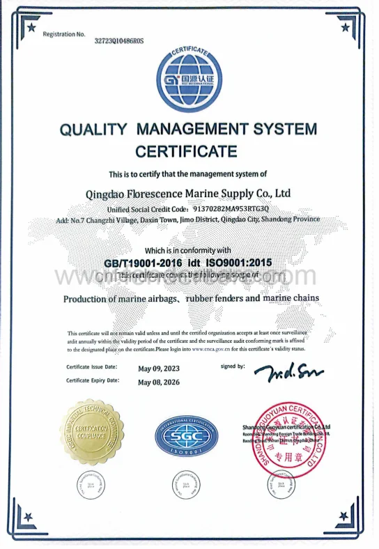 BV Approved Shipyard Repair Ship Rubber Balloon Marine Airbag With Free ...