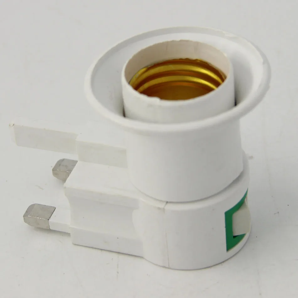 E27 to EU US/AU UK Plug LED Light Bulb Lamp Socket Adapter