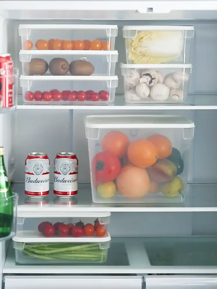 4l Airtight Plastic Takeaway Storage Containers For Food Refrigerator ...