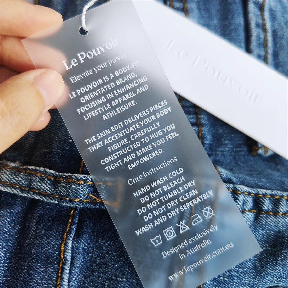 Custom Biodegradable Fashion Style Clothing Tag With Hang Tag String ...