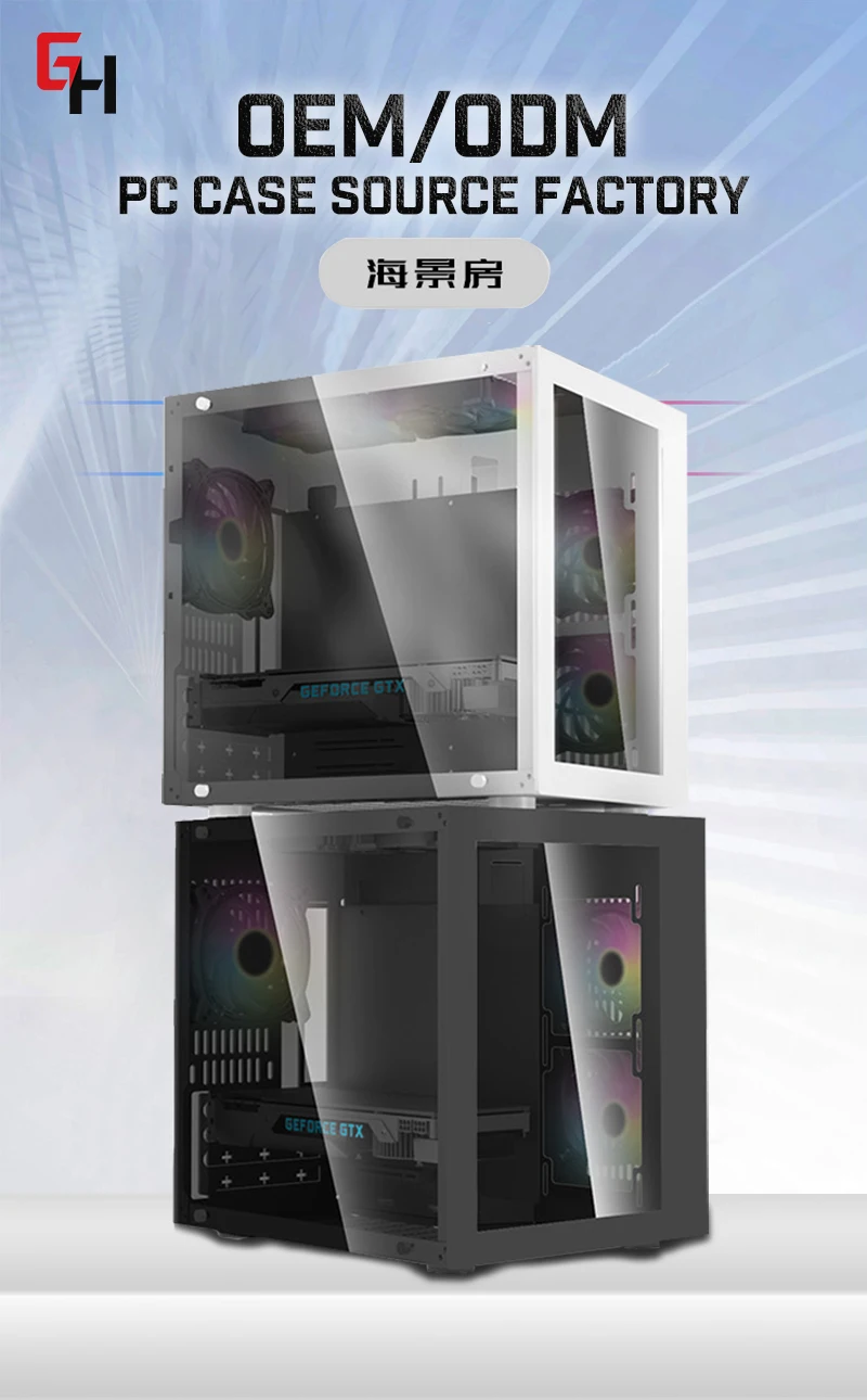 Custom Computer Case Tower Atx/m-atx/mini-itx Motherboard Gaming Cpu ...